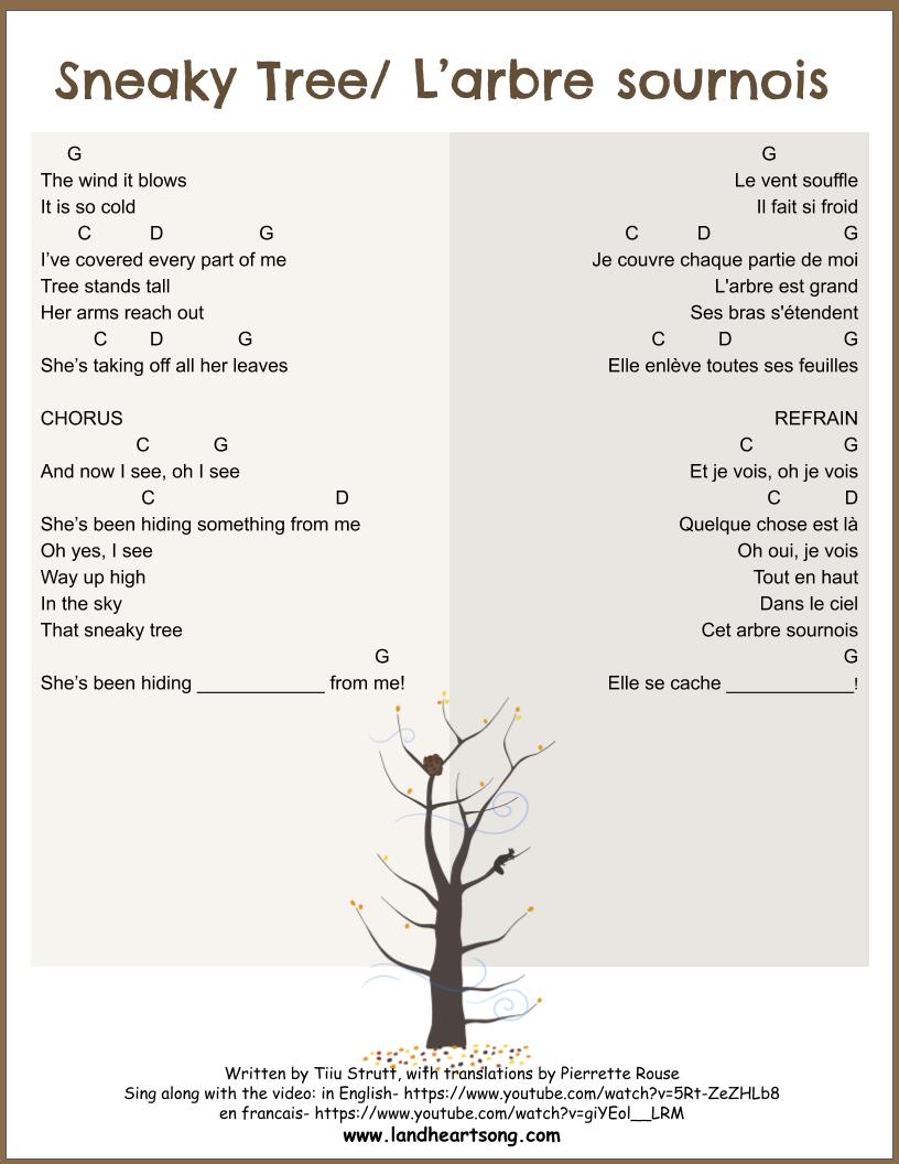 Sneaky Tree / L’arbre sournois – Land Heart Song